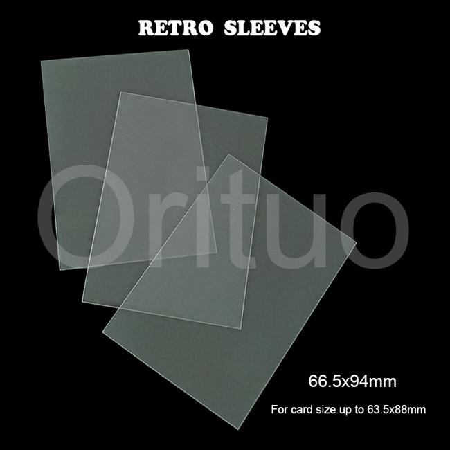 PVC Free Transparent Clear Card Sleeves Non Glare Double Matte SGS