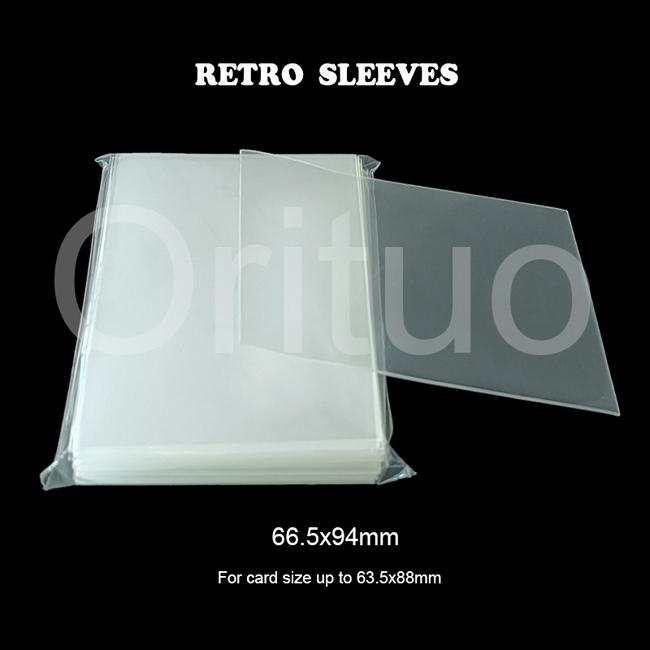 PVC Free Transparent Clear Card Sleeves Non Glare Double Matte SGS